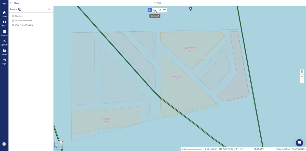 Geospatial Search: Simplifying Ocean Data Access and Management